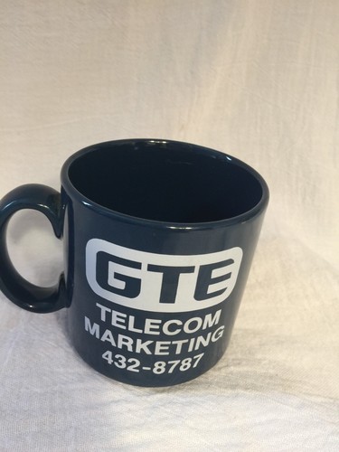 Vintage GTE, Coffee Mug Phone Company, Telephone Service, See phone ...