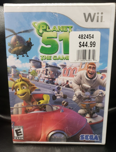 Nintendo Wii Sega Planet 51 Video Game Aliens Race Space New Factory ...