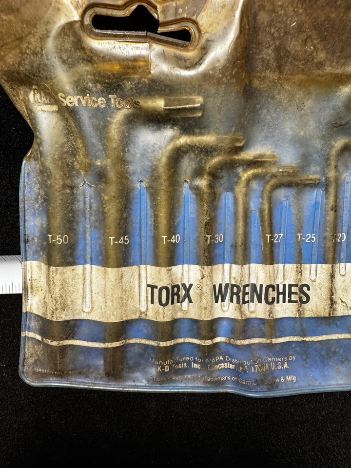 Vintage NAPA 9 PC TORX WRENCH SET,PT# 2673. USA SET | eBay