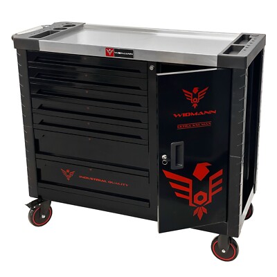 WIDMANN TOOL CHEST BOX WITH TOOLS TRAYS 7 DRAWER ROLLER CABINET 291 PC ...