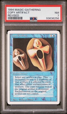 Magic the Gathering - Copy Artifact - Revised PSA 7 Near Mint Vintage ...