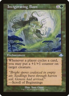 MTG Magic the Gathering Invigorating Boon (342/520) Dominaria ...