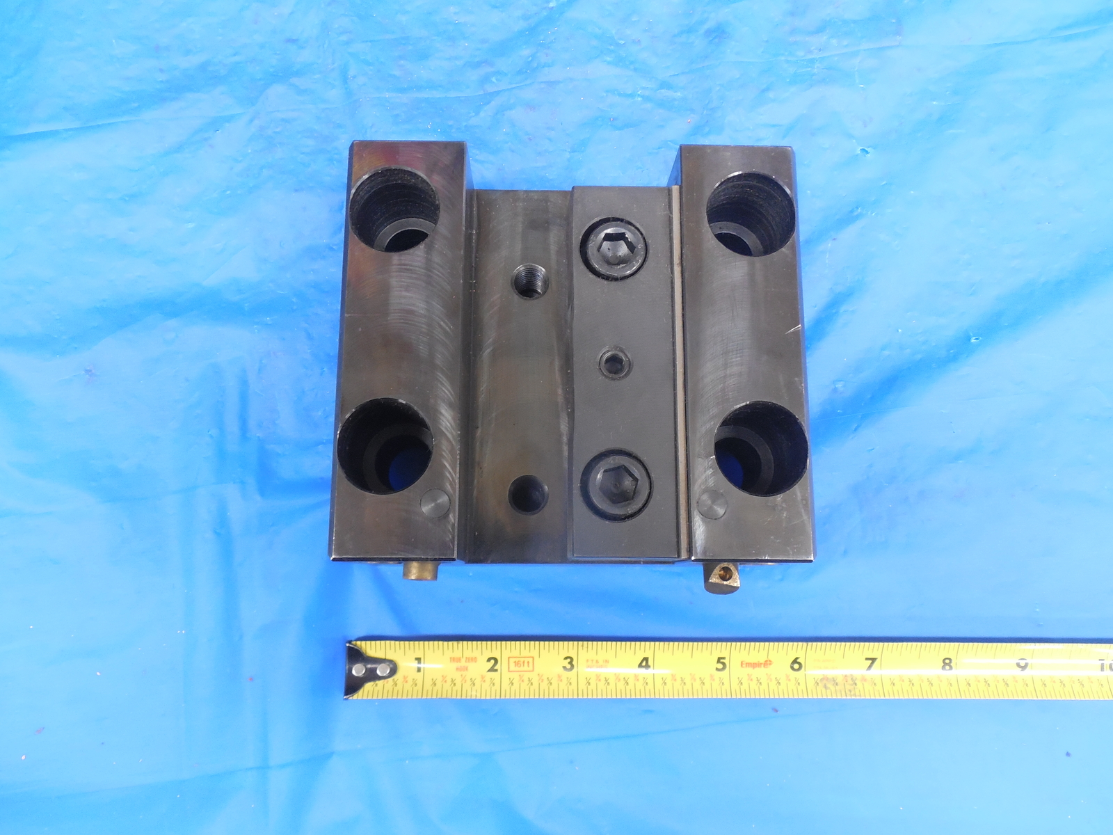 CNC LATHE 1-1/4 SQUARE TURNING TOOL BLOCK 70 X 105mm BOLT PATTERN HAAS ...