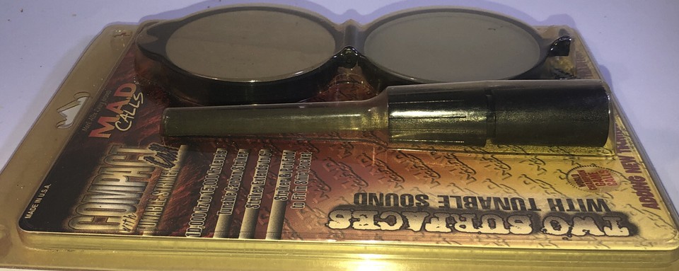 Mad Calls MD-338 Aluminum Compact W Tunable Striker Call-Two Surfaces ...