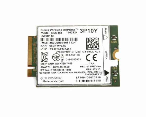 Dell EM7455 4G WWAN Card Module for sale online | eBay