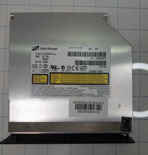 Hitachi-LG GCC-T10N - CD Rewriter/DVD-ROM Drive (June 2007) | eBay