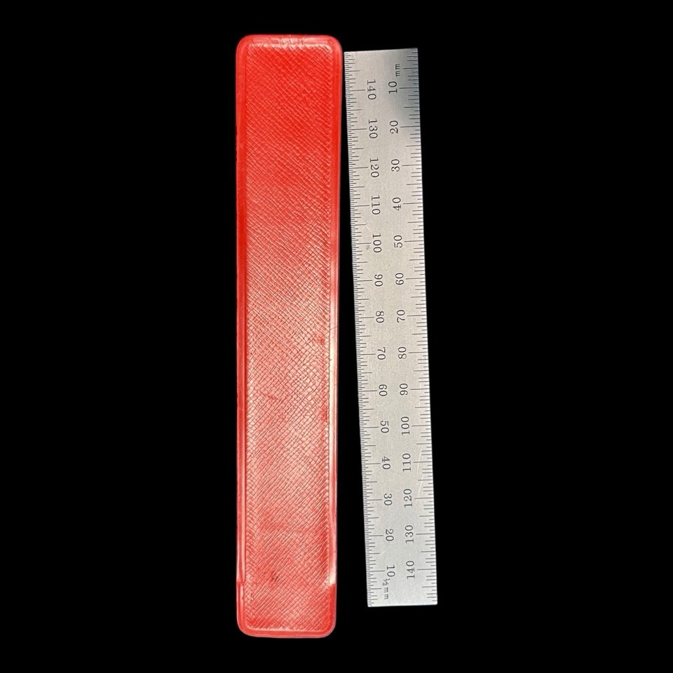 Vintage 150mm Metric Ruler L.S. Starrett Co. No. C635 2 Sided Tempered ...