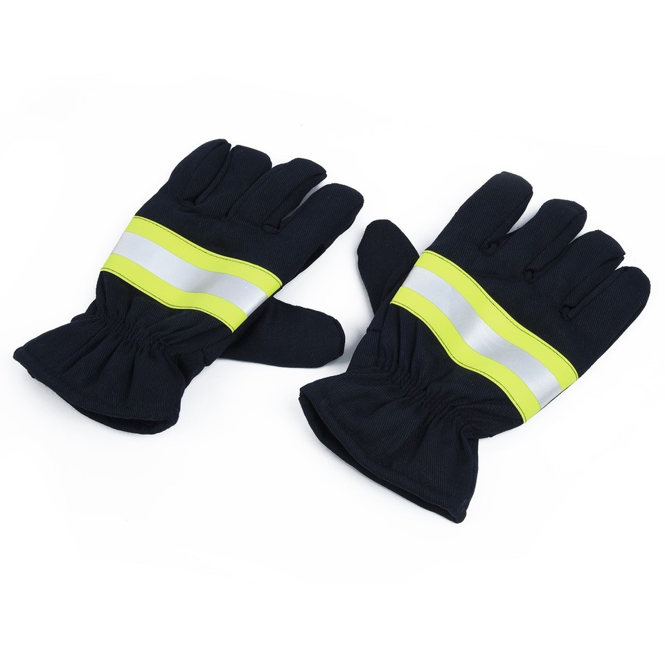 2pcs/pair Fire Protective Gloves FireProof Heat Proof WaterProof Non ...