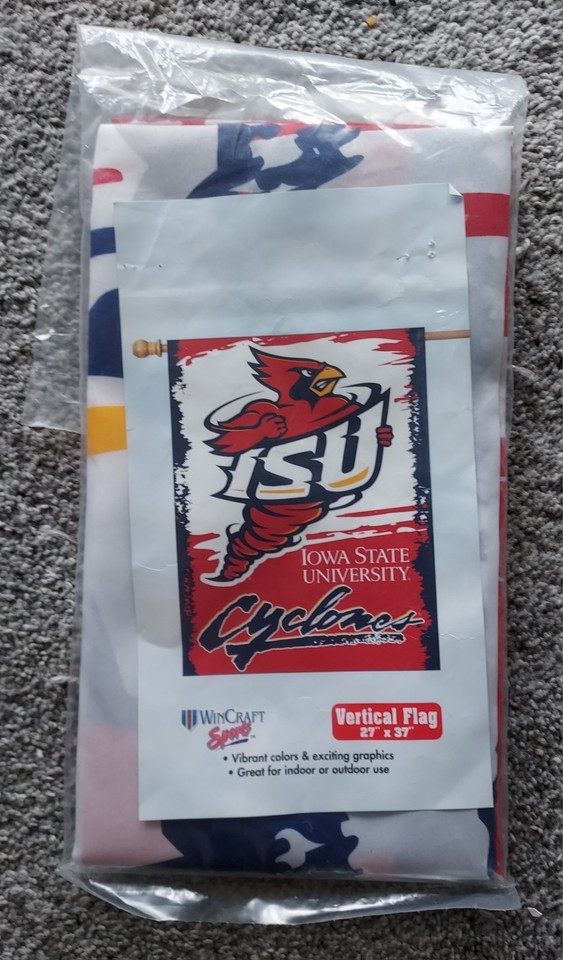 Wincraft Sports Iowa State University ISU w/Cy Mascot Logo Vertical ...