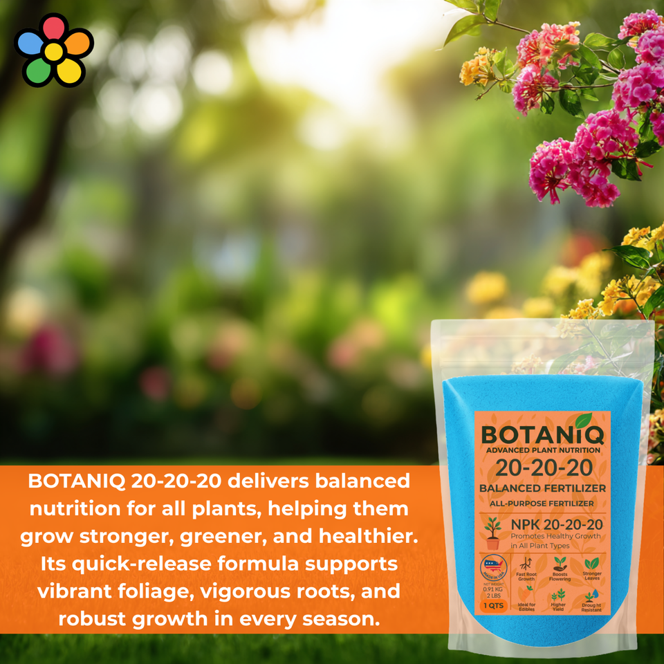BOTANiQ 20-20-20 Fertilizer | Professional All-Purpose Balanced Plant ...