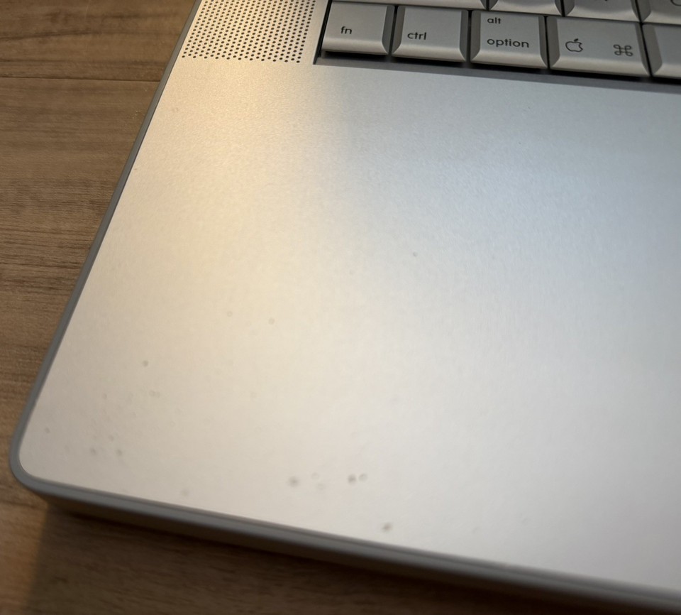 Vintage Apple PowerBook G4 12in Silver 1.67GHz 512MB RAM DDR DVD Mac OS ...