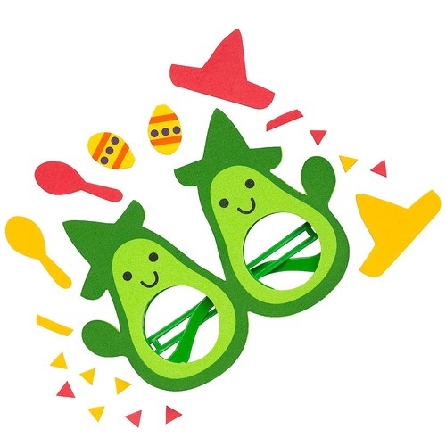 Fun Express Avocado Glasses Craft Kit - Makes 12 | eBay