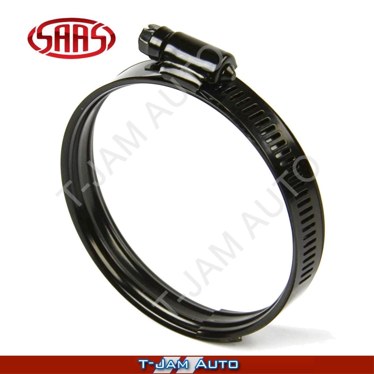 SAAS Genuine Stainless Steel Hose Clamp Dual Bead 76mm x 8 Black | eBay