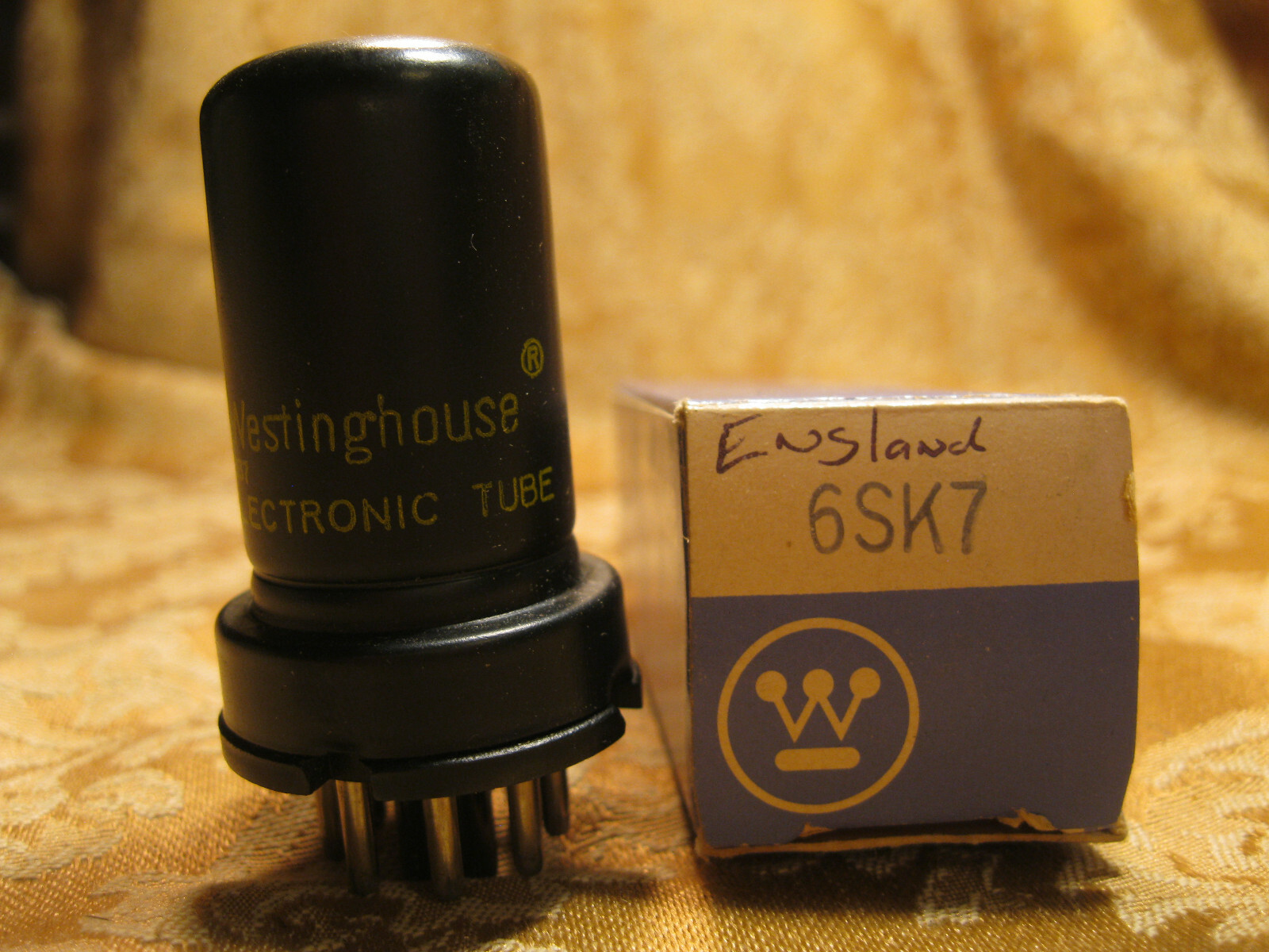 Very Rare NOS NIB Westinghouse 6SK7 Metal Tube Bitmatic Tested England ...