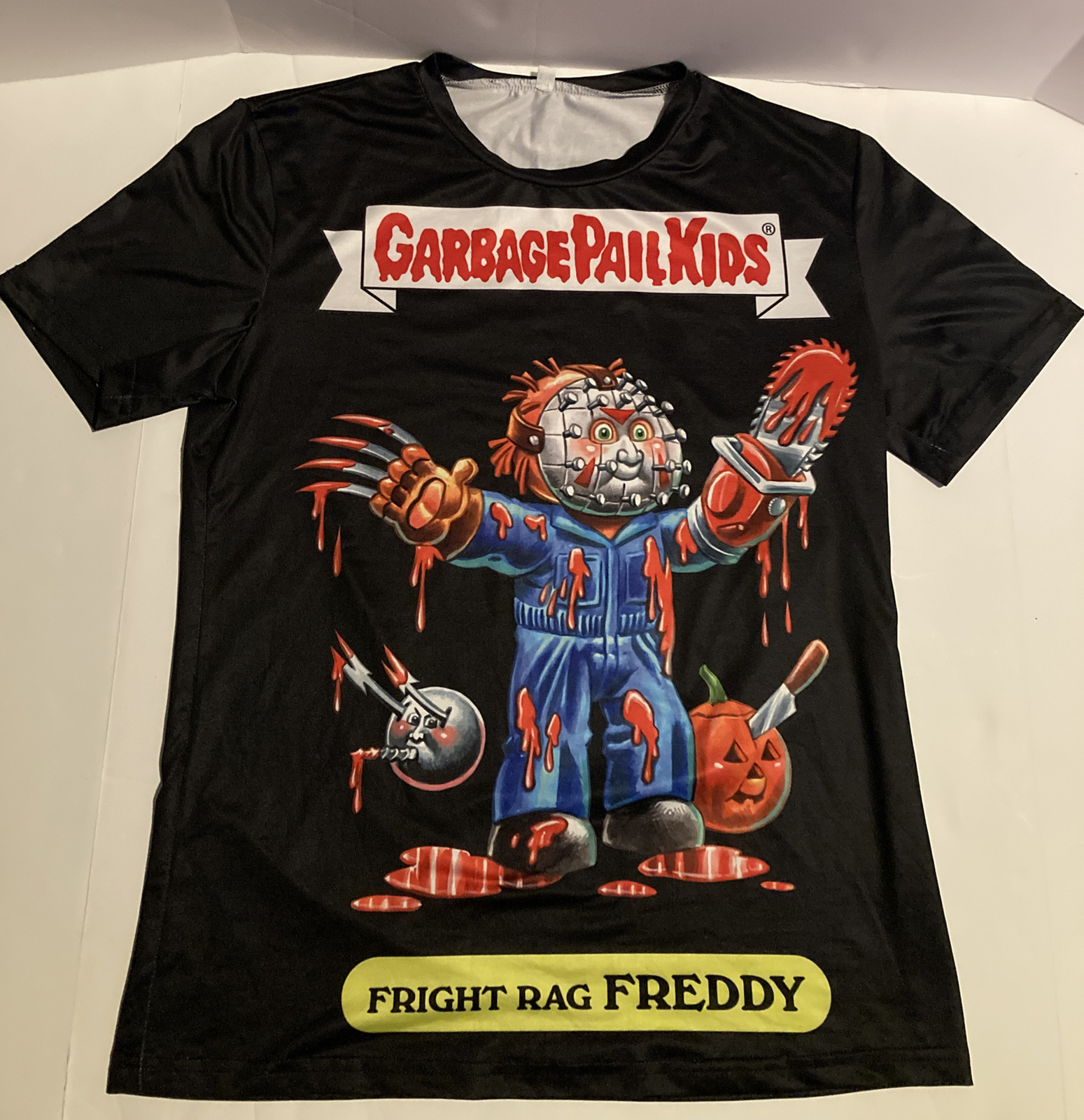 2018 GARBAGE PAIL KIDS FRIGHT RAG FREDDY Dri-fit T-Sh… - Gem