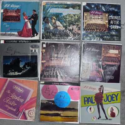 Lot Of 9 Living 101 Strings Vinyl Record Albums Compilations LP 33 RPM ...