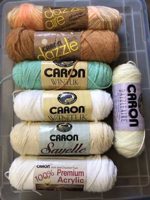 Caron Yarn, Wintuk, Sayelle, Dazzleaire-you choose Color and Quantity ...