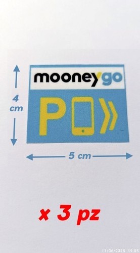 3 Pieces Sticker Mooneygo Inner Glass Sticker Mooney Go Parking 2 ...