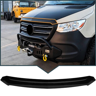 For 2019+ Mercedes Sprinter W907 W910 Aero Hood Spoiler Deflector Gloss ...