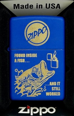 "ZIPPO FOUND IN A FISH AND IT STILL WORKED" ZIPPO LIGHTER FROM MARCH ...