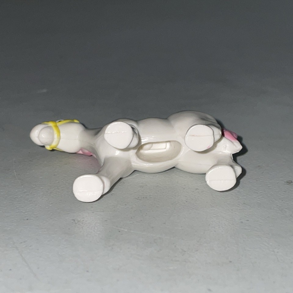 My Little Pony / Polly Pocket / Barbie Doll 2.5" White Horse w/ Pink ...