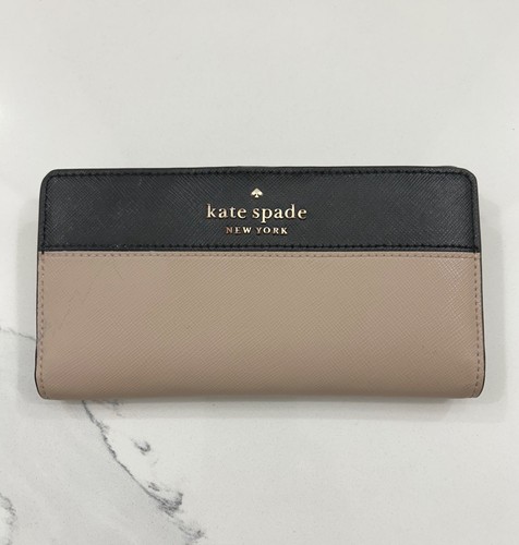 Kate Spade Madison Colorblock Large Slim Bifold Wallet | eBay