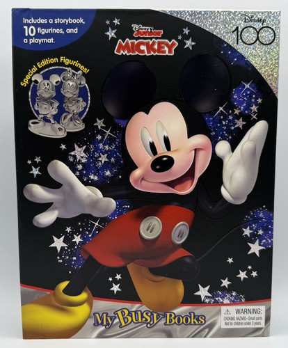 Mickey Mouse My Busy Story Book 100 Plus Playmat And 10 Figurines ...