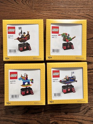 LEGO VIP Adventure Rides Set of All 4 - Pirate, Dragon, Fantasy, Space ...