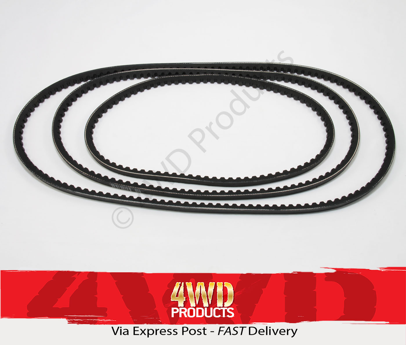 Fan/Drive Belt SET for Toyota Prado KZJ95 / Hilux KZN165 3.0TD 1KZ-TE ...
