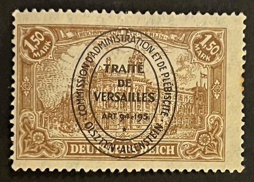 Travelstamps: Germany Treaty of Versailles Allenstein Plebiscite Stamp ...