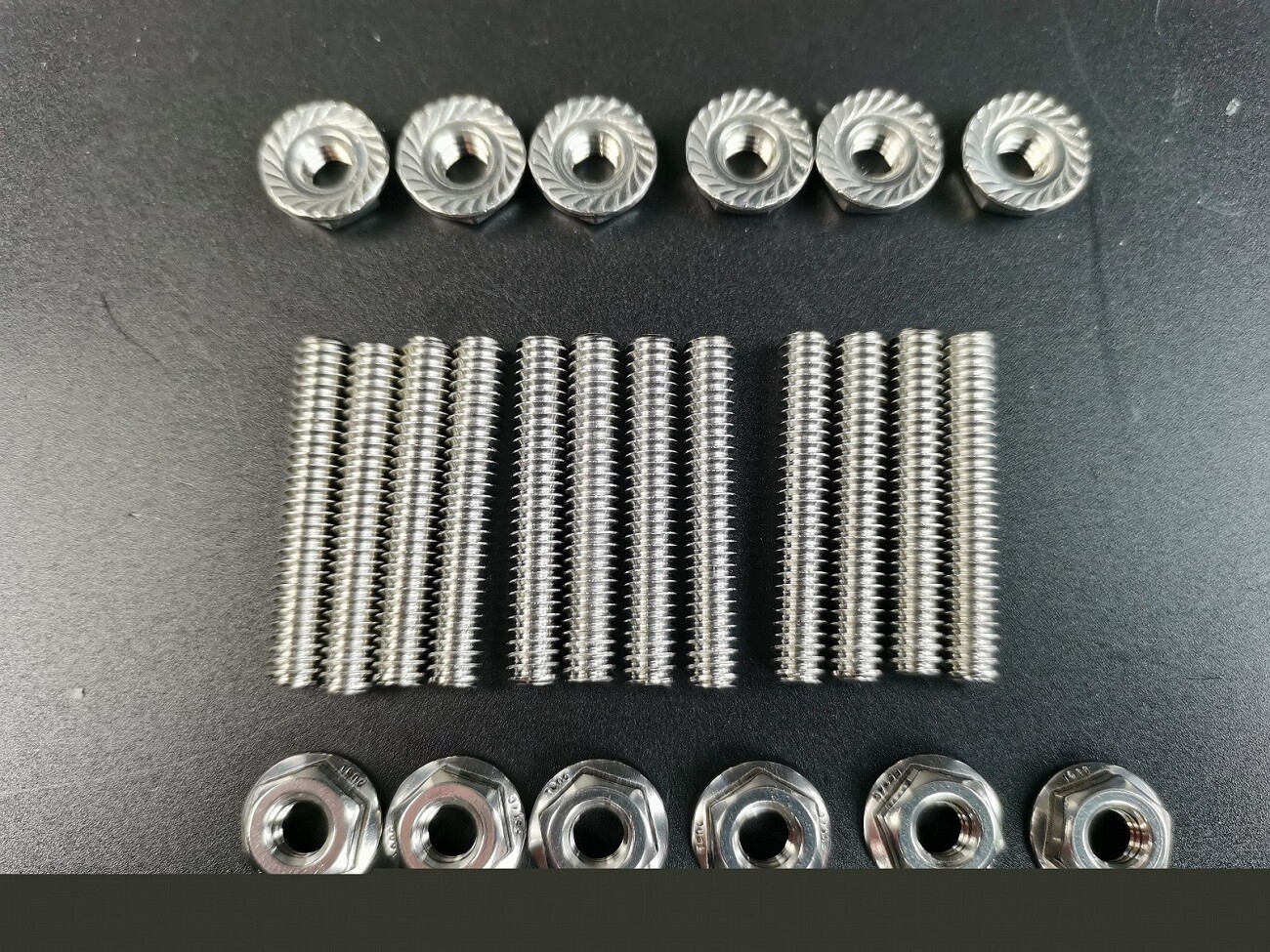 POLISHED STAINLESS BOLT SBF VALVE COVER STUD KIT 289 302 351W SMALL ...