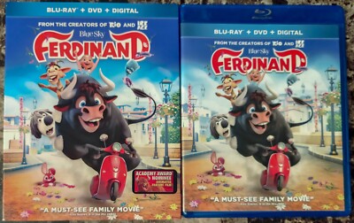 Ferdinand (Blu-ray + DVD + Bonus + Digital Copy, 2017, 3-Disc Set w ...