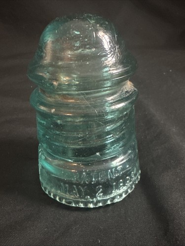 Patent Date May 2 1893 EMBOSSED HEMINGRAY NO 12 GLASS INSULATOR | eBay