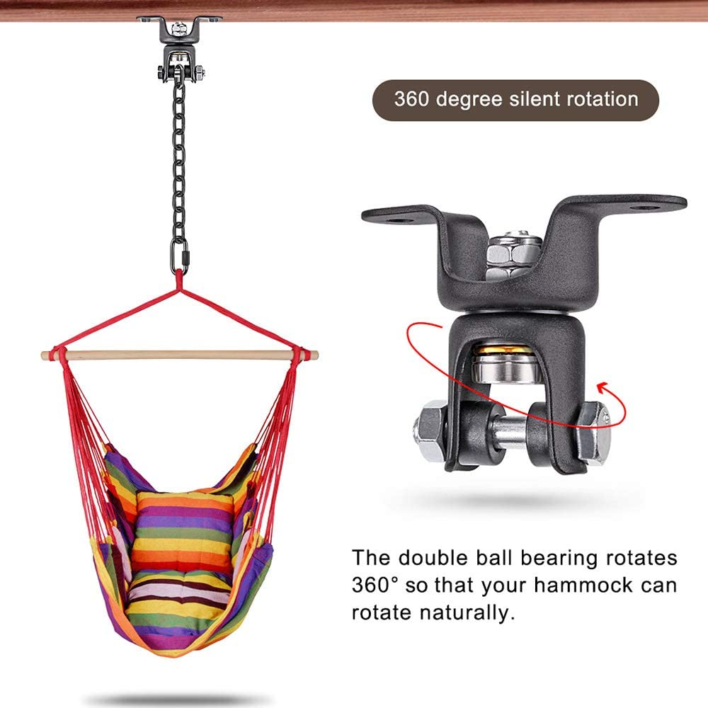 Hanging Kits Hammock Chair Hardware, Heavy Duty Swing Hanger with Chain ...