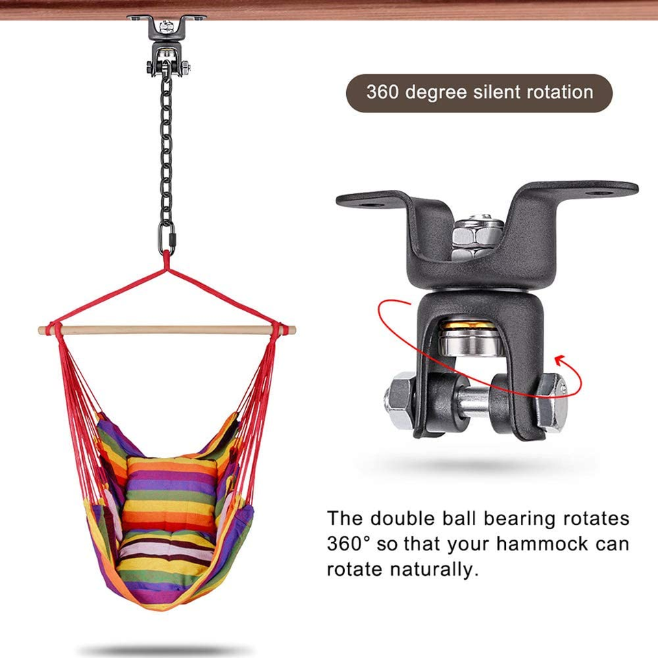 Hanging Kits Hammock Chair Hardware, Heavy Duty Swing Hanger with Chain ...