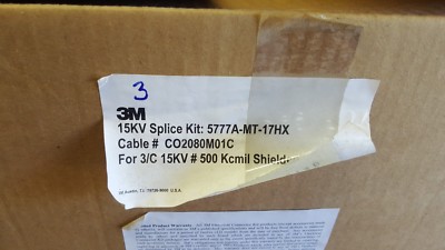 3MCold Shrink QS - III Three Conductor Splice Kit 15Kv 5777A-MT-17HX ...