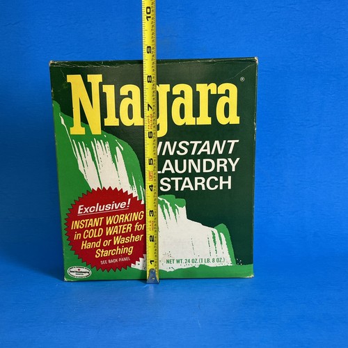 Niagara Instant Laundry Starch Vintage Box 24oz NOS Full Cool MCM ...