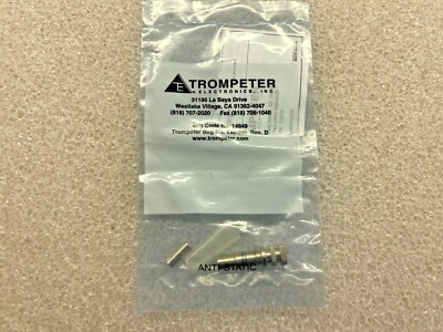 PL3455AC-201, TROMPETER, RF Twinaxial Connector Male Cable Mount, Crimp ...