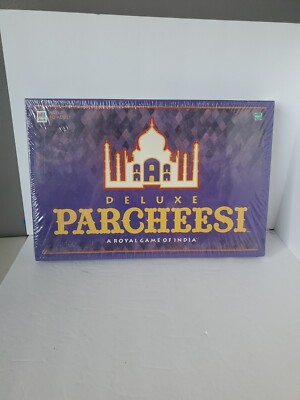 Deluxe PARCHEESI by Milton Bradley 1999 Edition Royal India Game ...