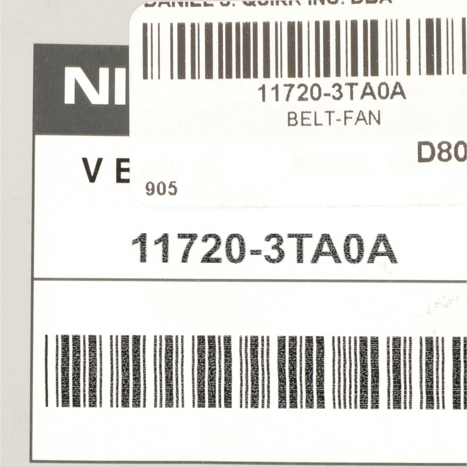 OEM 2013-2020 Nissan Alternator Fan Serpentine Belt Altima Rogue NEW ...