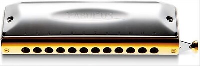 SUZUKI Harmonica Fabulous F-48S 12-Hole Chromatic Straight Slide ...