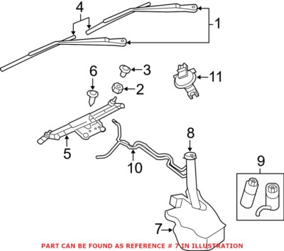 Genuine OEM Mopar Washer Fluid Reservoir For Dodge Durango 55079365AF ...