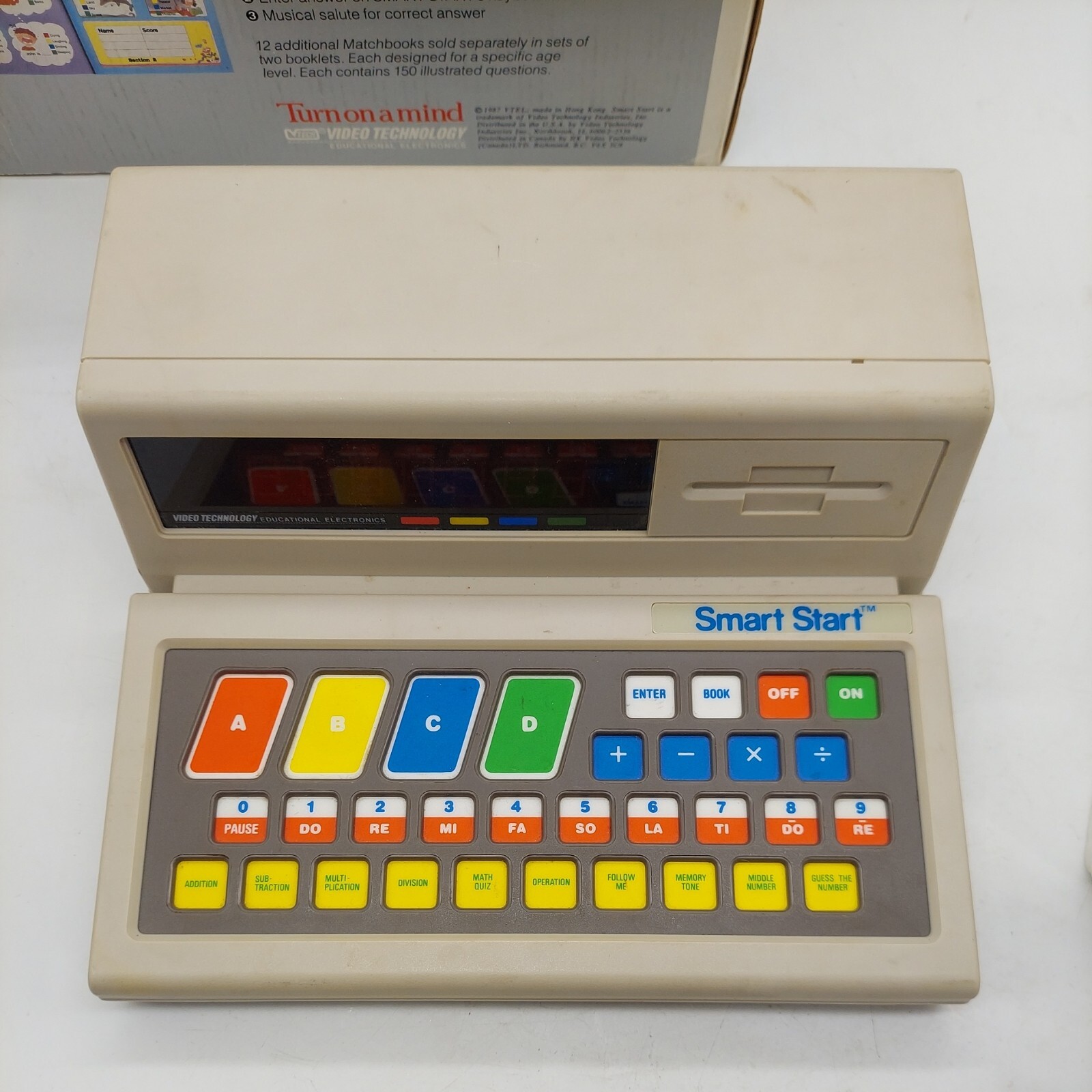 VTG 1987 VTECH Smart Start Learning Pre Computer *TESTED, WORKING*NO ...