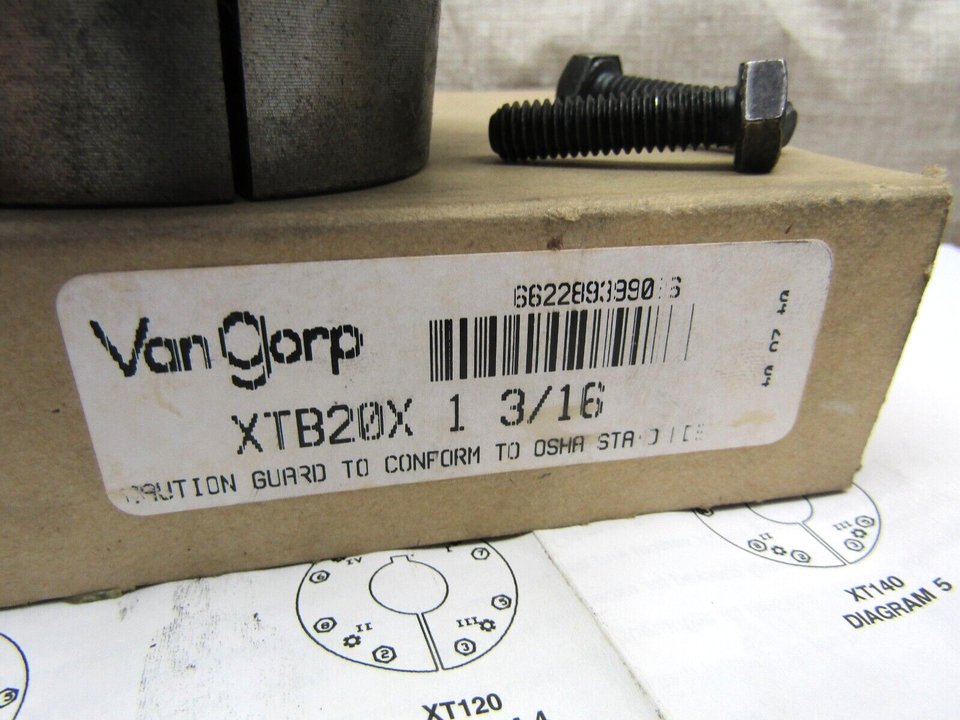 VAN Gorp XTB20 X 1-3/16 XT Conveyer Bushing 1-3/16" Keyed Bore 3.75 ...
