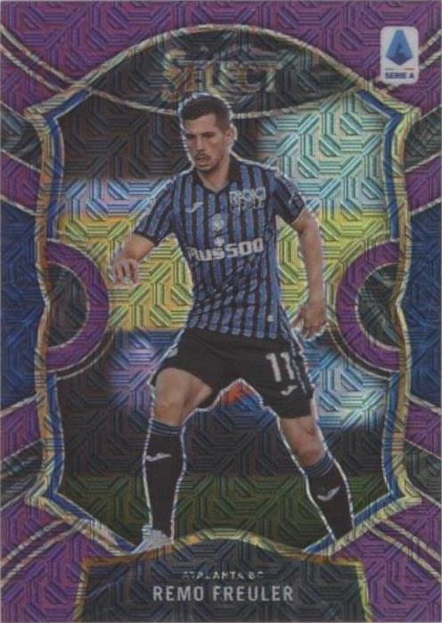 2020-21 Panini Chronicles - Select Serie a Remo Freuler #21 Purple Mojo ...