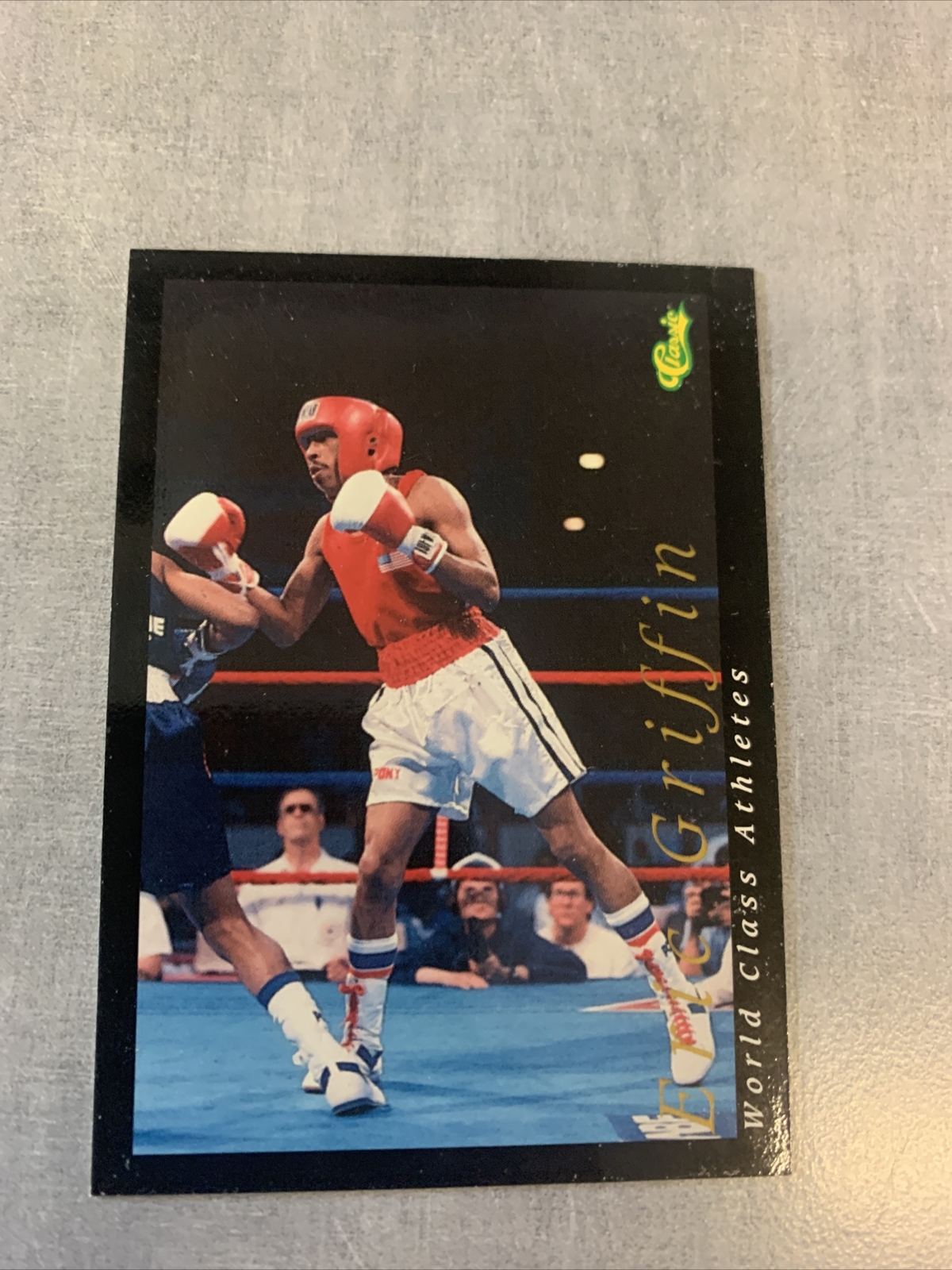 1992 Classic World Class Athletes Eric Griffin #43 Boxing Trading Card ...