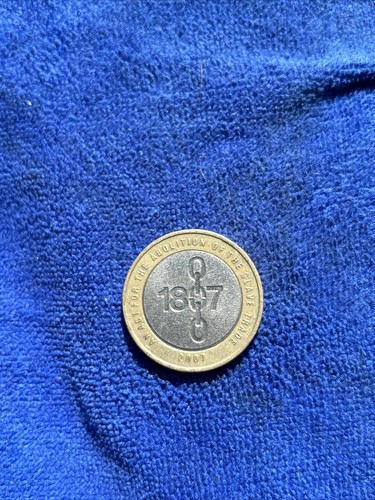 1807 ABOLITION OF SLAVERY COIN WITH MINTING ERRORS - RARE £2 POUND COIN ...