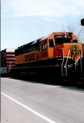 Burlington Northern Santa 7326 Fe BNSF SD40-2 Train Locomotive Original Photo4×6 | eBay