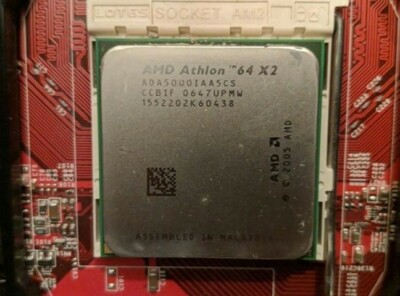 AMD Athlon 64 X2 5000+ 2.6GHz Dual-Core (ADA5000IAA5CS) CPU / Processor ...