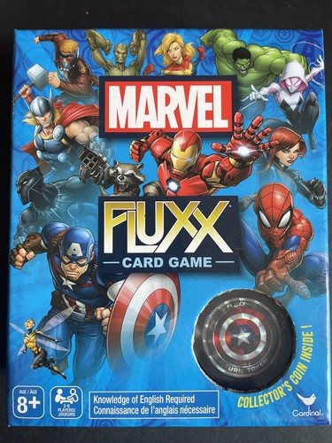 Marvel Comics Fluxx Card Game - w/Captain America Collector Coin ...